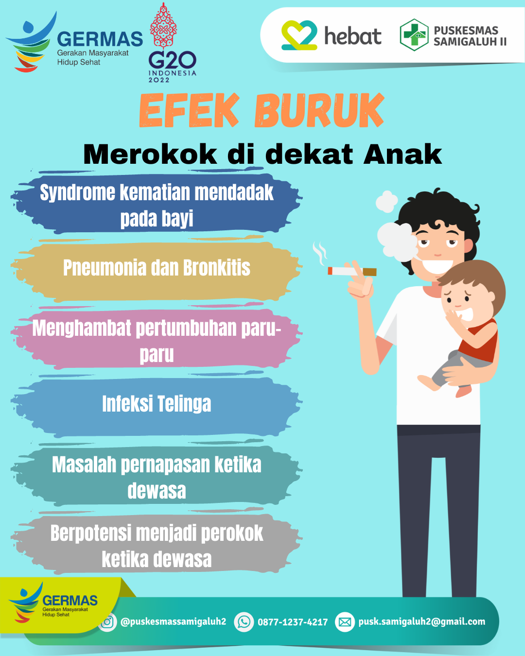 - EFEK BURUK MEROKOK DI DEKAT ANAK